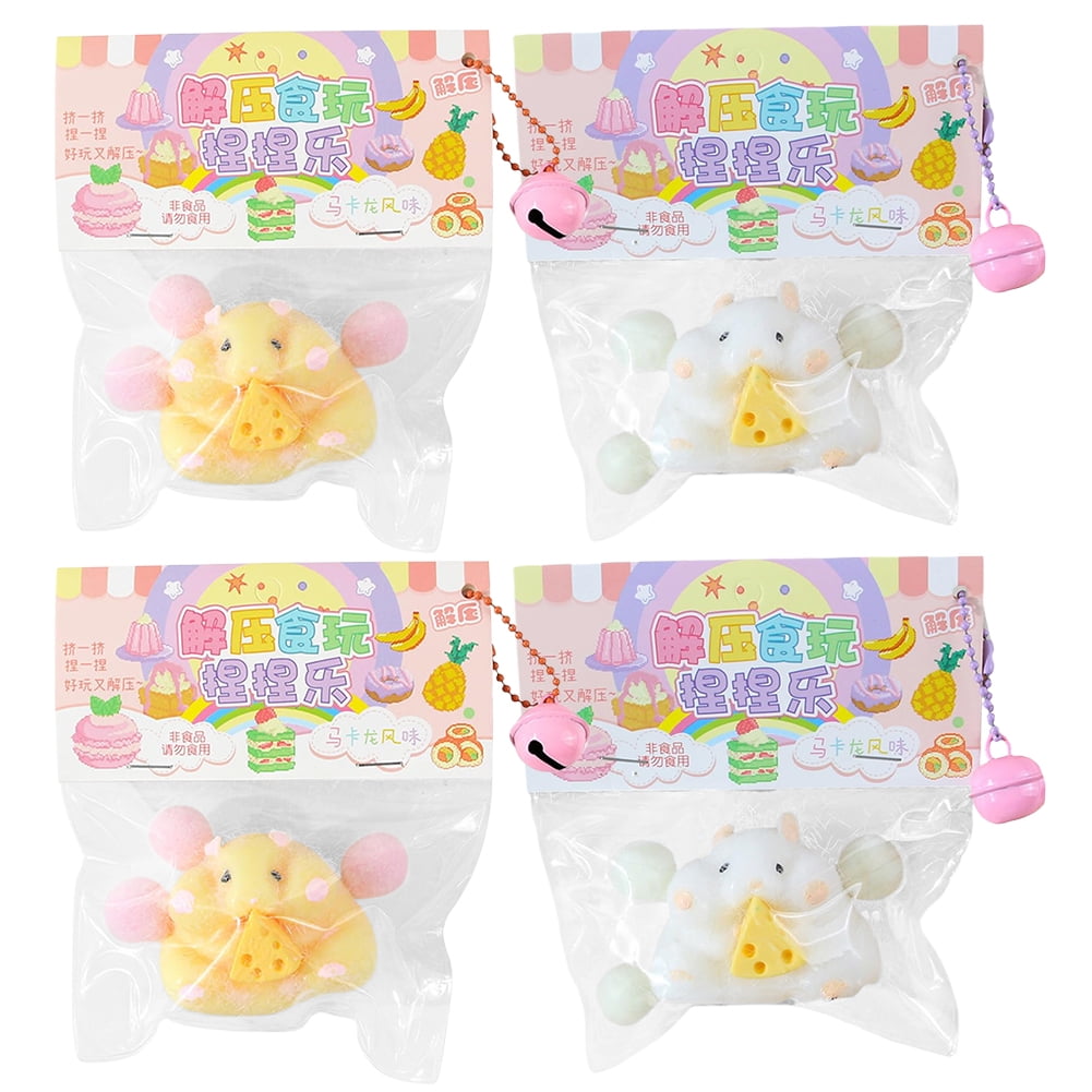 HIPKZ Cartoon Cat Claw Cute Hamster Waffles Paws Squeeze Toy Silicone ...