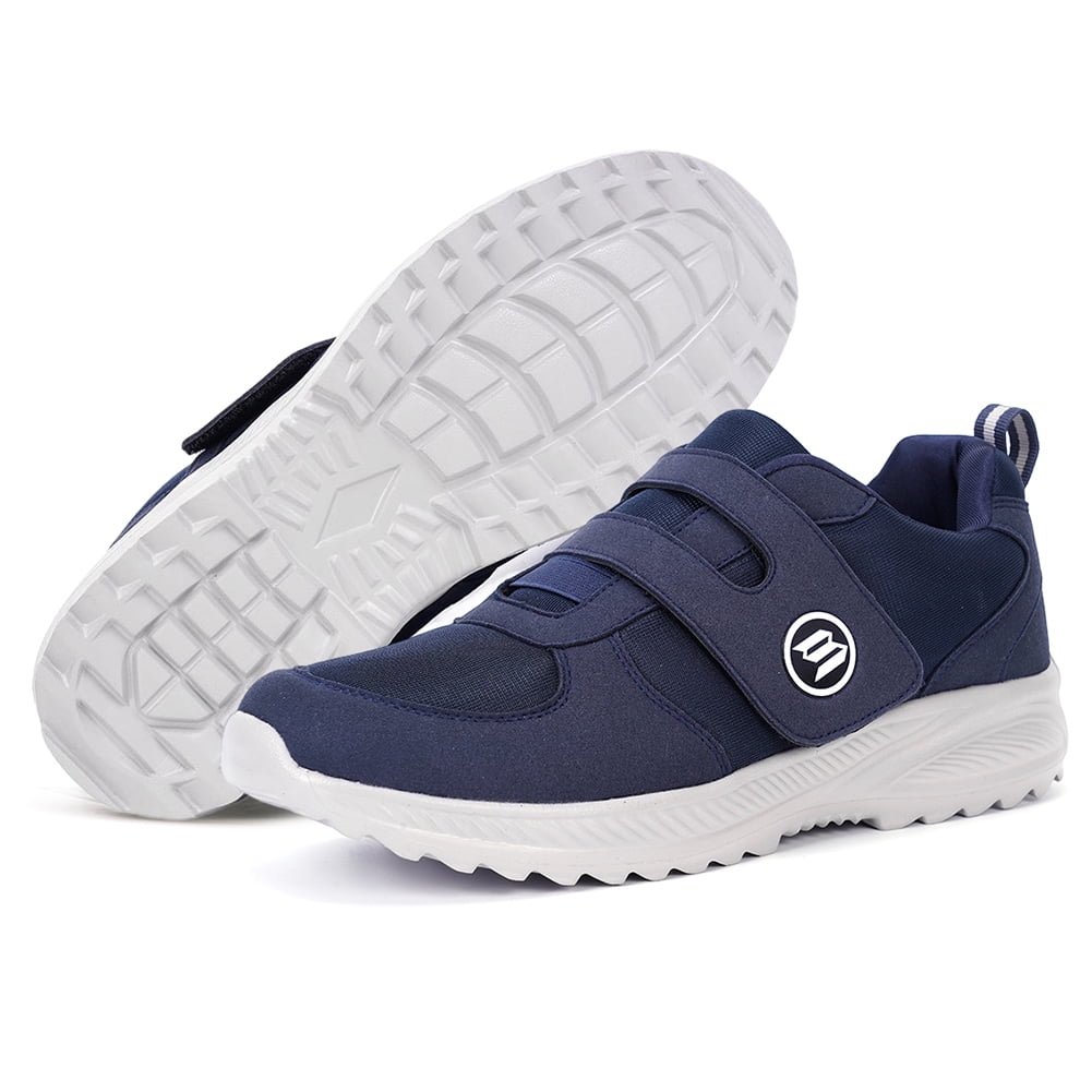 HIPKZ Diabetic Shoes Wide Walking Shoes with Adjustable Closure Slip-on Orthopedic Shoes Non ...