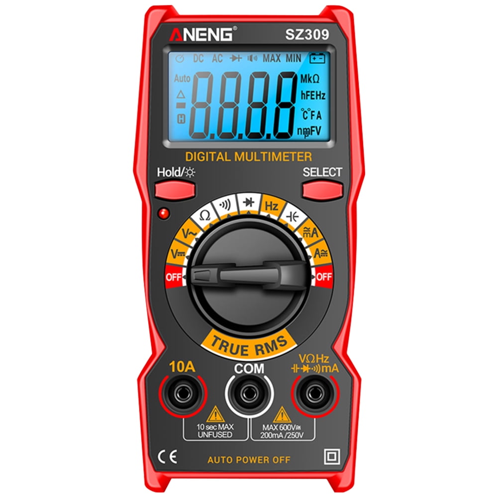 HIPKZ Digital Multimeter 1999 Counts Ac/dc Voltmeter Ammeter Lcd ...