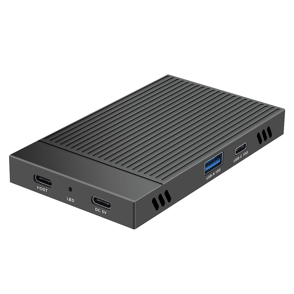 HIPKZ Dual Bay M.2 Nvme Aluminum M.2 Enclosure with Usb3.2 Gen2 10G ...
