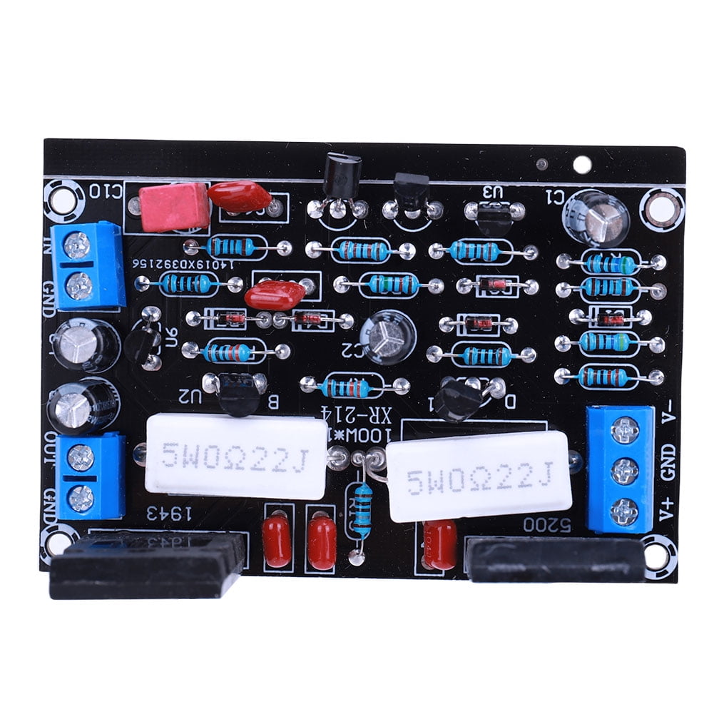 HIPKZ Hifi Audio Amplifier Board 2SC5200+2SA1943 Stereo Amplify Board ...