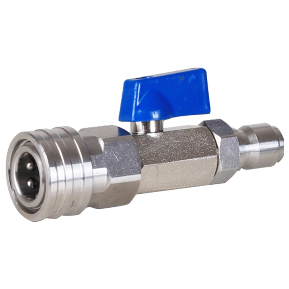 HIPKZ High Pressure Washer Ball Valve Kit with 3/8 Or 1/4 Inch Quick ...