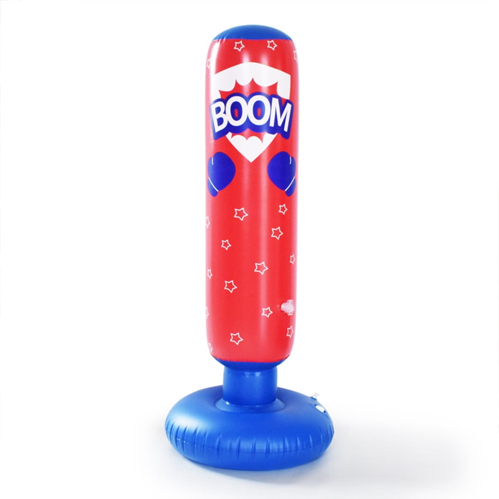 HIPKZ Inflatable Punching Bag Free Standing Boxing Bag Lightweight ...