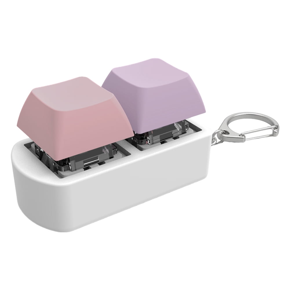 HIPKZ Keyboard Toy Keyboard Keychain 2 Keys Key Keychain Shaft Tester ...