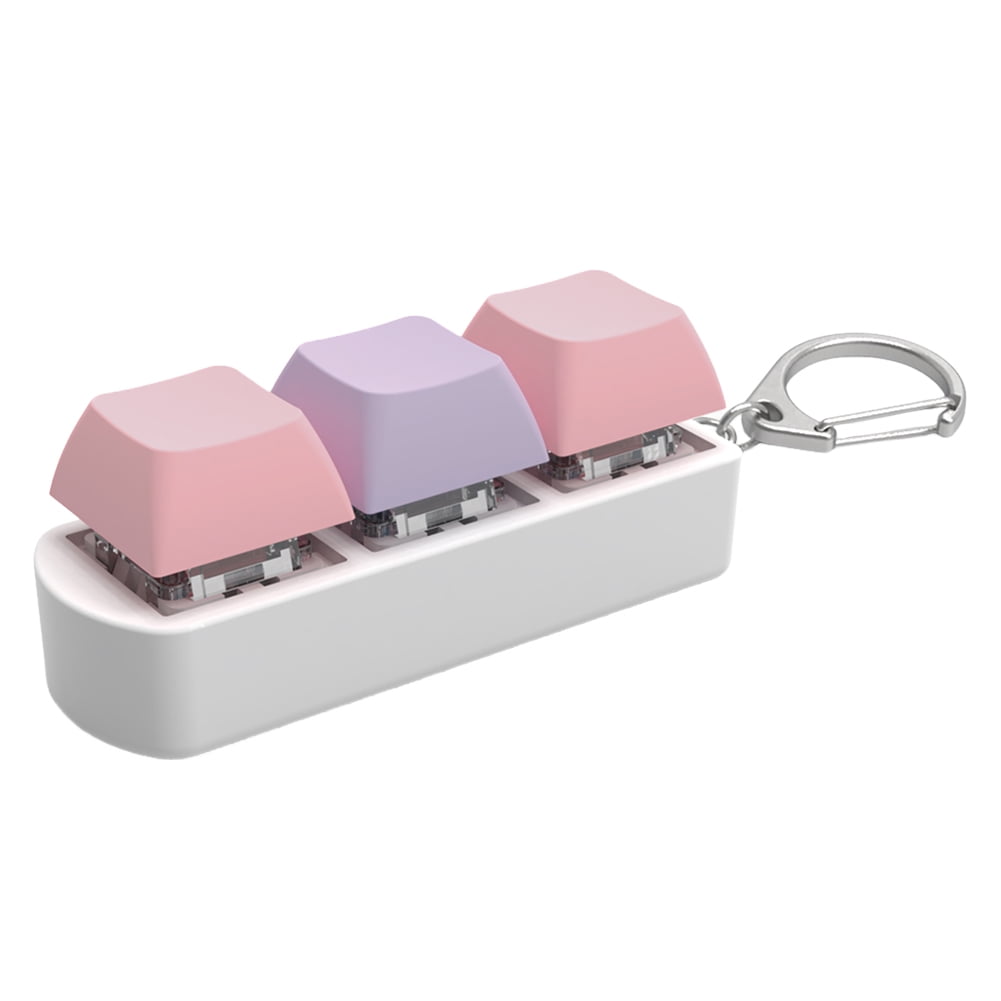 HIPKZ Keyboard Toy Keyboard Keychain 3 Keys Key Keychain Shaft Tester ...
