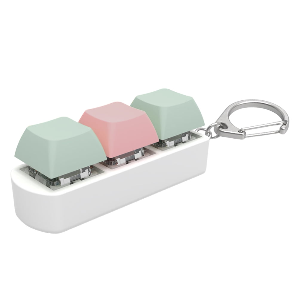 HIPKZ Keyboard Toy Keyboard Keychain 3 Keys Key Keychain Shaft Tester ...