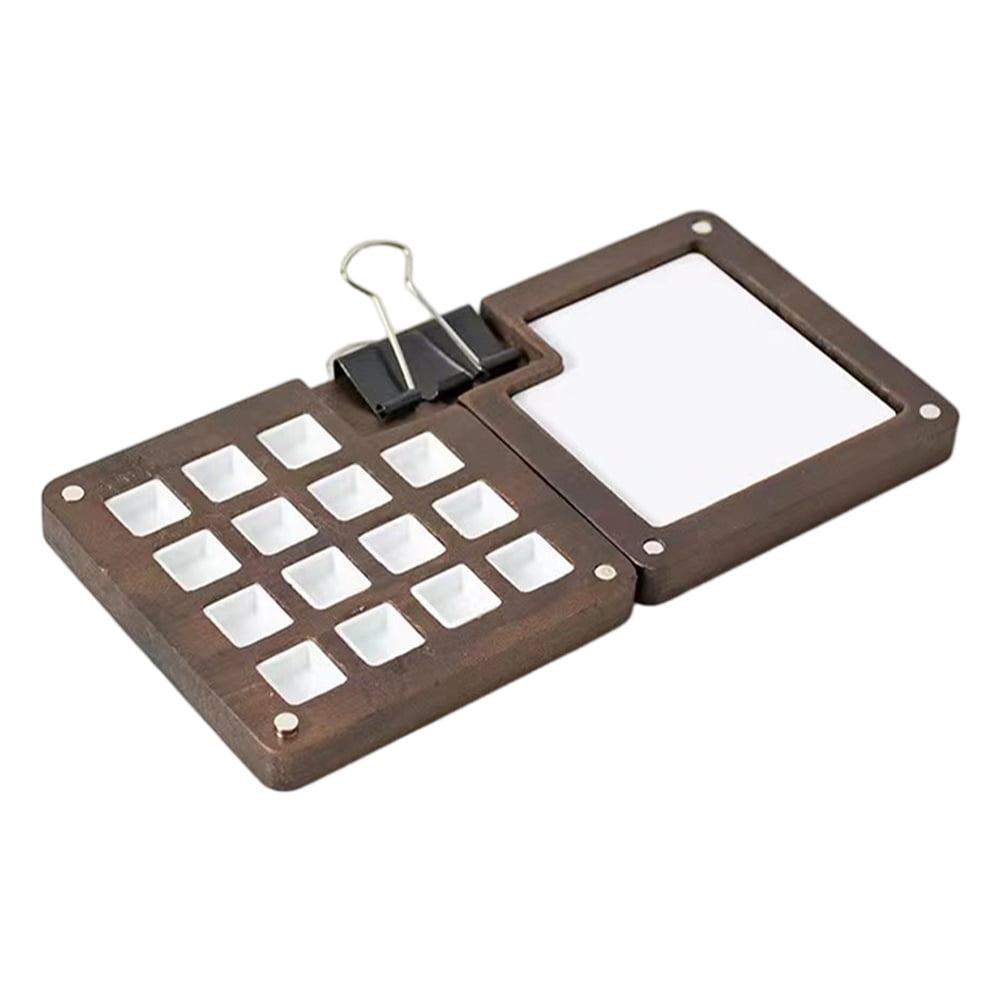 HIPKZ Mini Portable Watercolor Palette Set Watercolor Sketch Book with ...