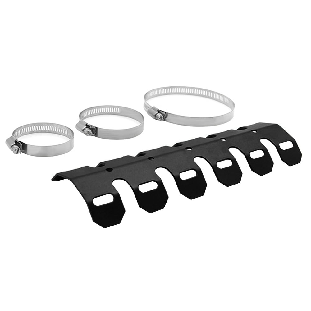 HIPKZ Motorcycle Exhaust Heat Shield Cover Muffler Pipe Guard Protector ...