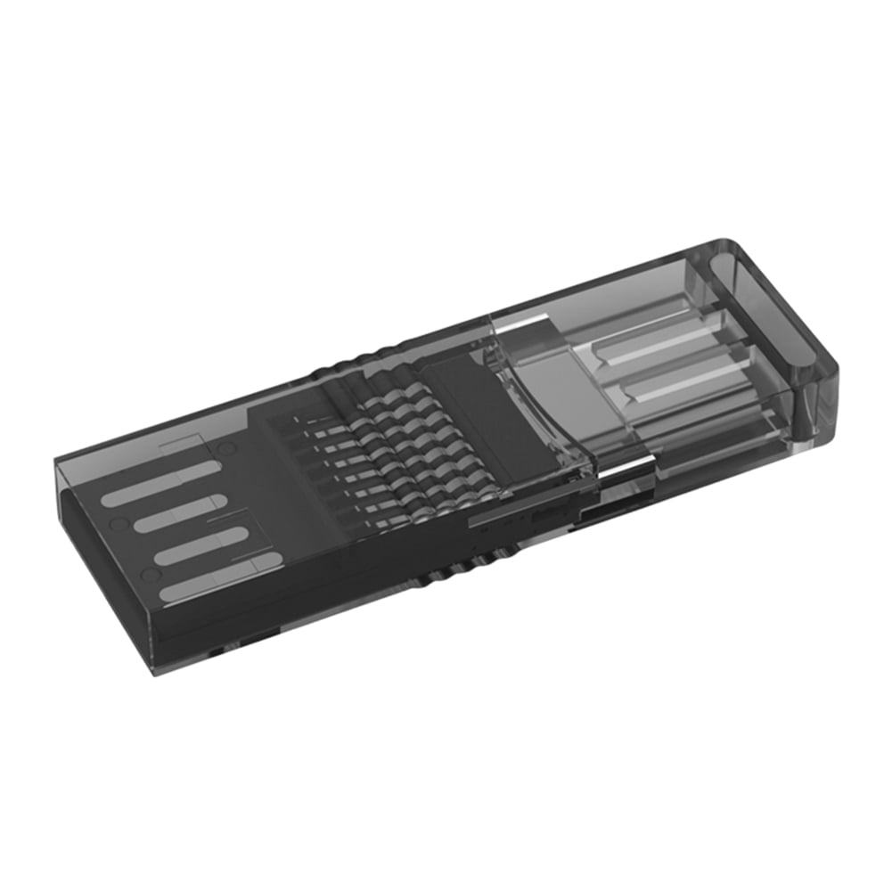 HIPKZ Plug And Play Dual Tf Ports Card Reader Secure Data Transfer Usb ...
