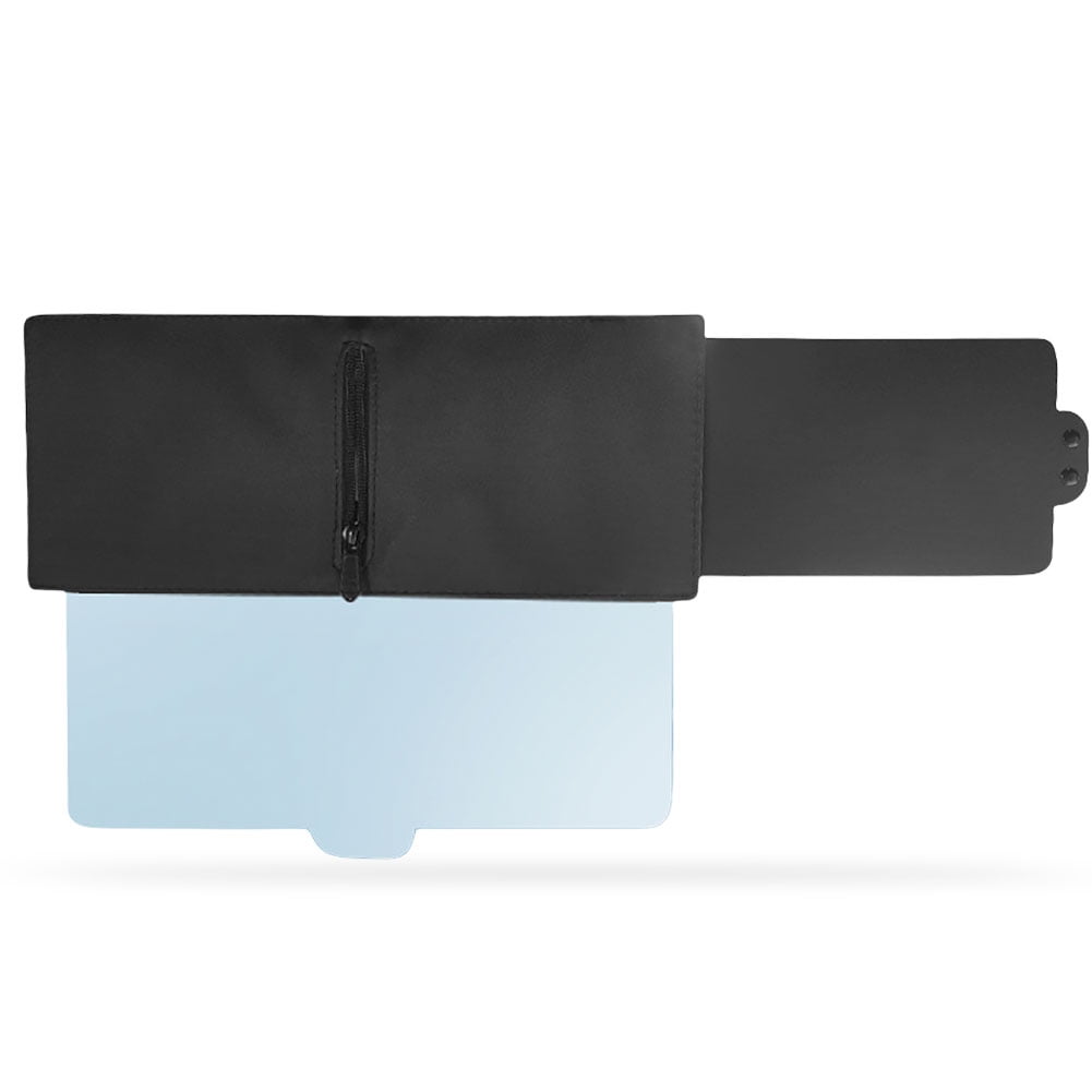 HIPKZ Polarized Sun Visor with Zipper Slider Car Sun Visor Extension ...
