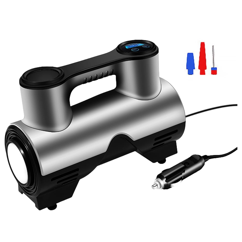 HIPKZ Portable Car Air Compressor 120W Electric Tyre Inflatable Pump ...
