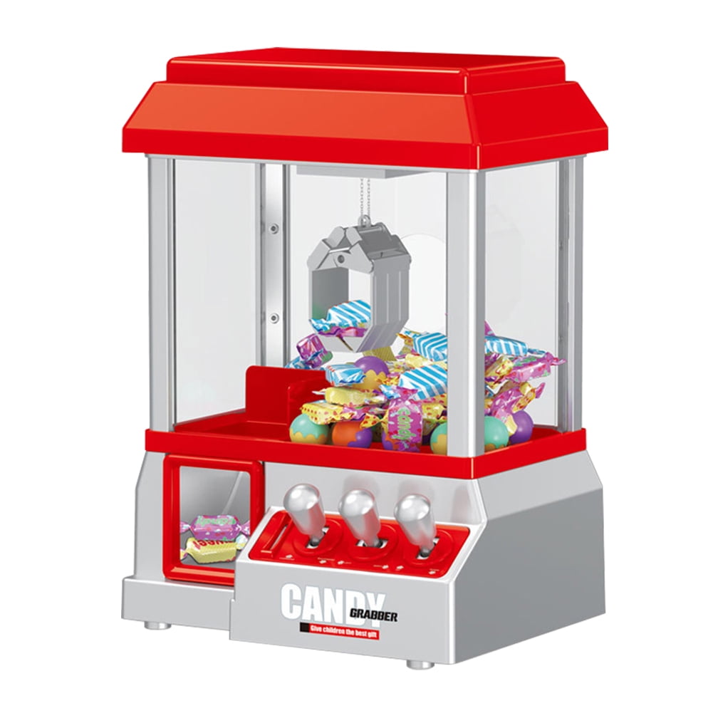 HIPKZ Portable Mini Claw Machine Coin Operated Plastic Claw Machine ...