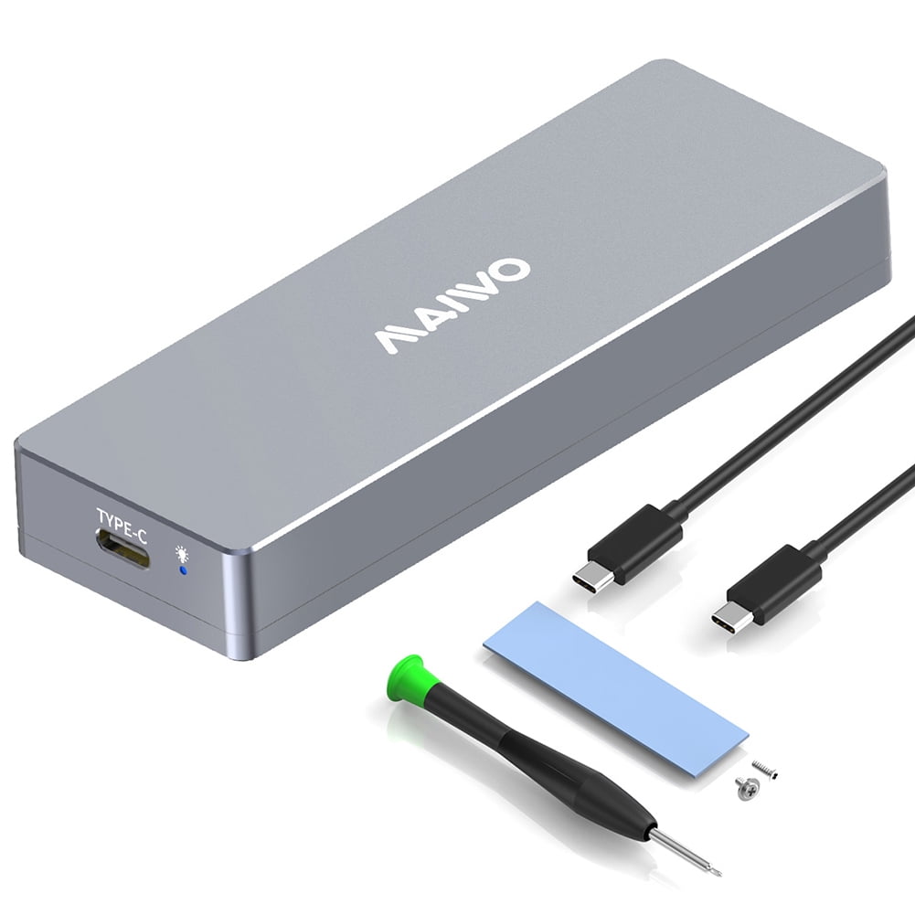 HIPKZ Portable Storage Enclosure Usb3.2 Gen2X2 20Gbps Type-C for Flash ...