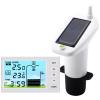 HIPKZ Solar Powered Ultrasonic Water Depth Level Meter Temperature ...