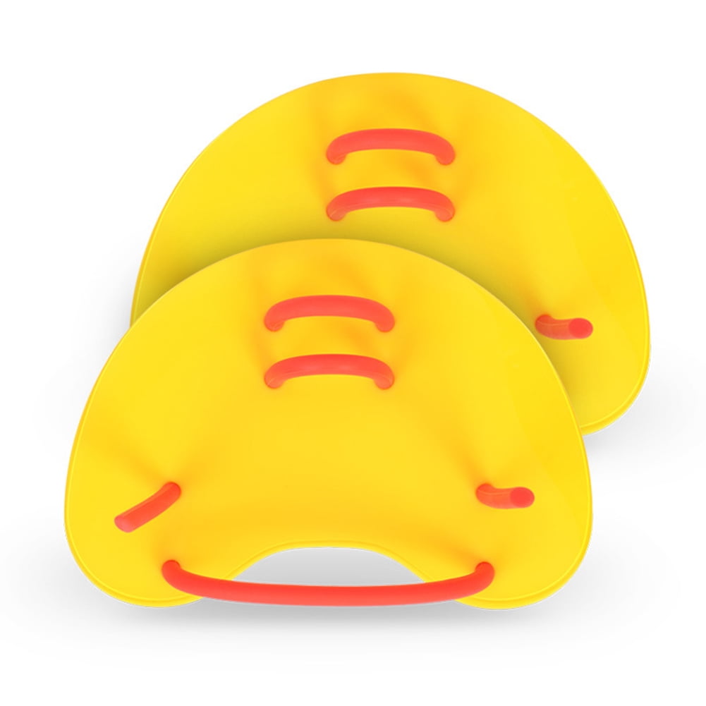 HIPKZ Swimming Correction Hand Fins Training Webbed Gloves Silicone ...