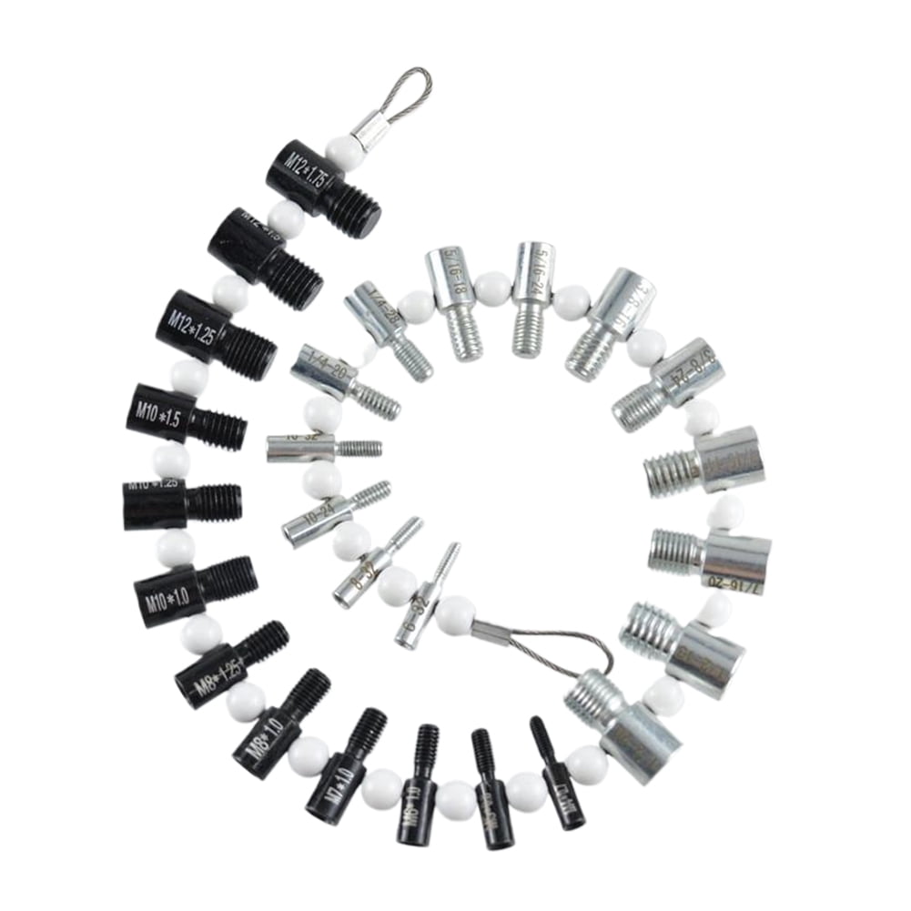 HIPKZ Universal Inch & Metric Bolt Nut Screw Thread Checker Lightweight ...