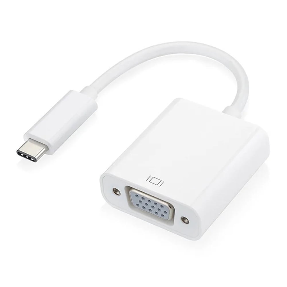 HIPKZ Usb C To Vga Audio Cable Adapter Usb 3.1 Type C Male To Female ...