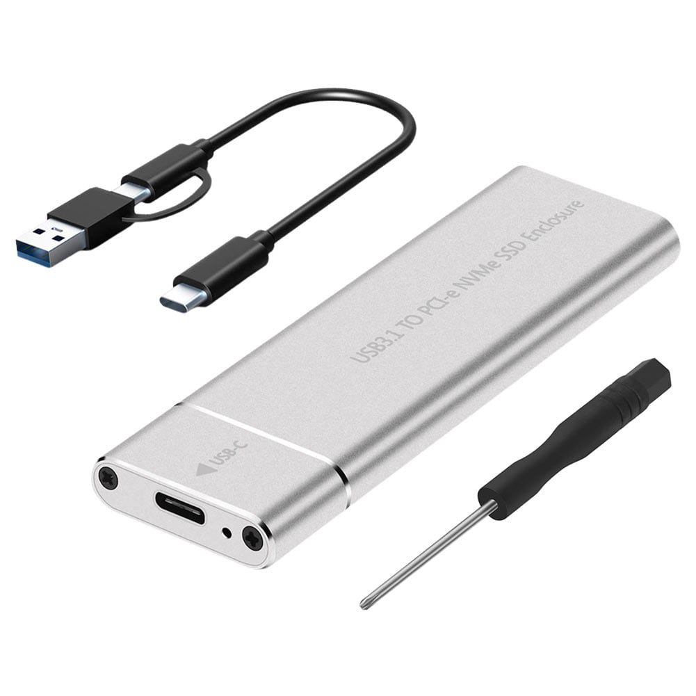 HIPKZ Usb3.1 To M.2 Nvme Ssd Enclosure External Case 10Gbps Hard Drive ...