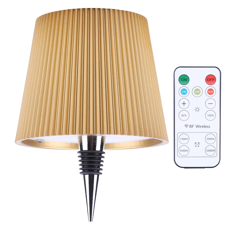 HIPKZ Wireless Bottle Lamp Portable Bottle Light Head with Remote ...