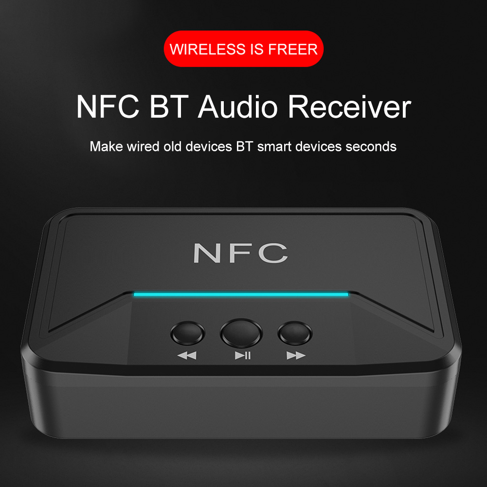 HIPKZ Wireless Receiver Adapter 3.5mm Aux Rca Jack Receiver Usb Smart ...