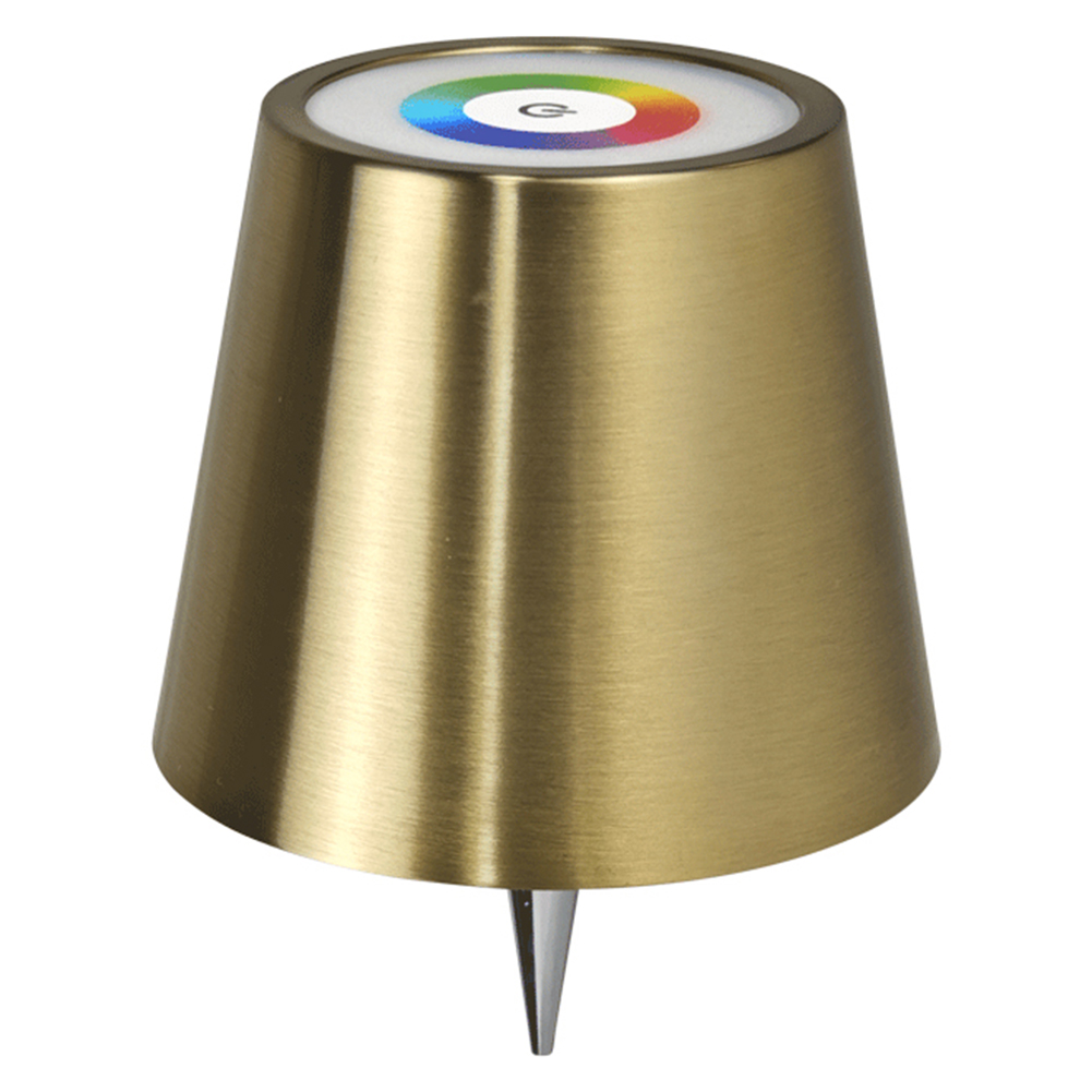 HIPKZ Wireless Touch Table Lamp Rechargeable Warm Light & Rgb Portable ...