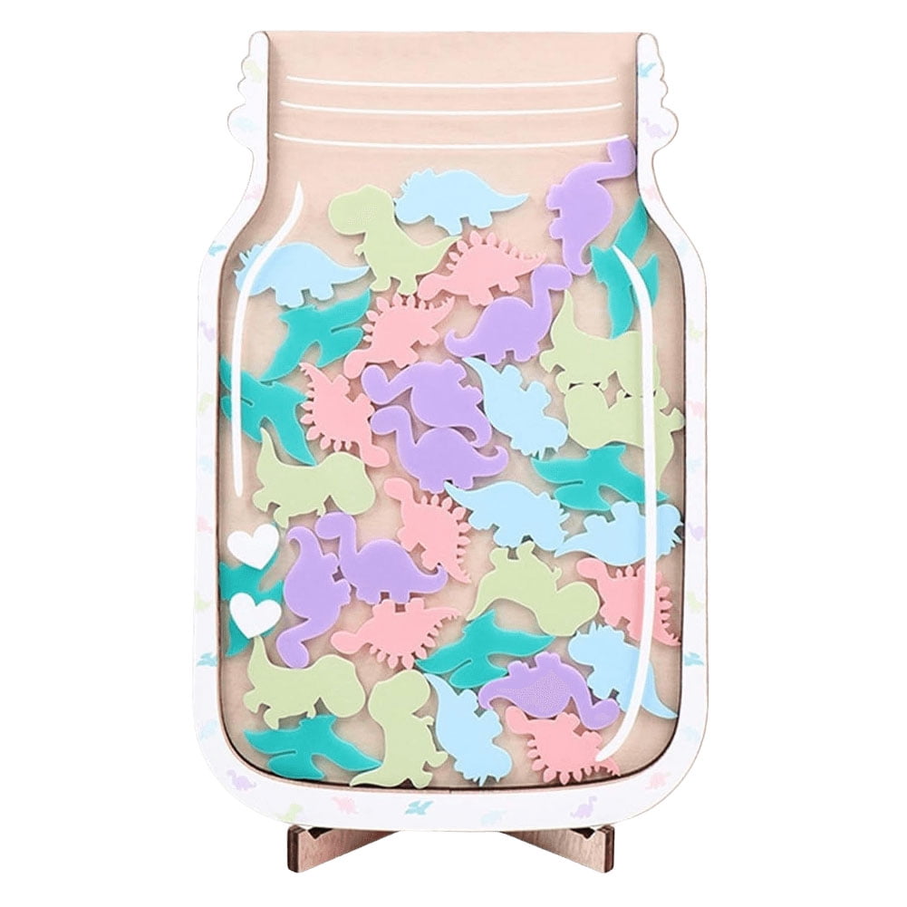 HIPKZ Wooden Motivational Reward Jar with Standing Base Positive ...