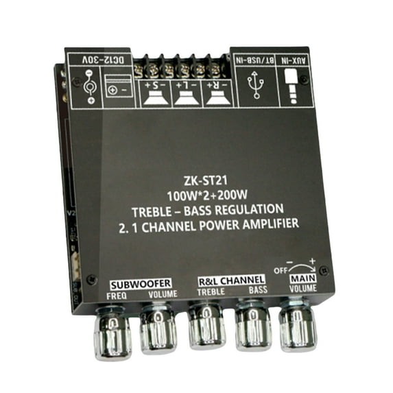 HIPKZ Zk-st21 Bluetooth-compatible Digital Power Subwoofer Amplifier 2. ...