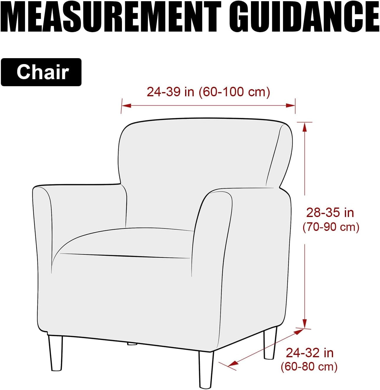 HIPOTY Slipcover Set Stretch Velvet Chair and Ottoman Cover Banquet ...