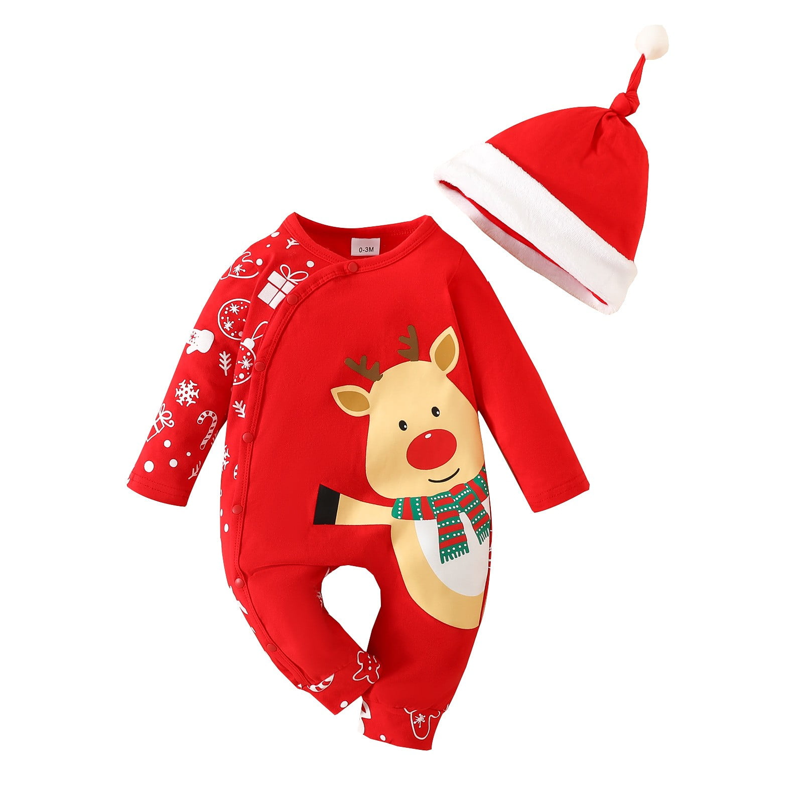 HIPYLO 2t Girl Christmas Outfit Newborn Outfits Boy Baby New Years ...