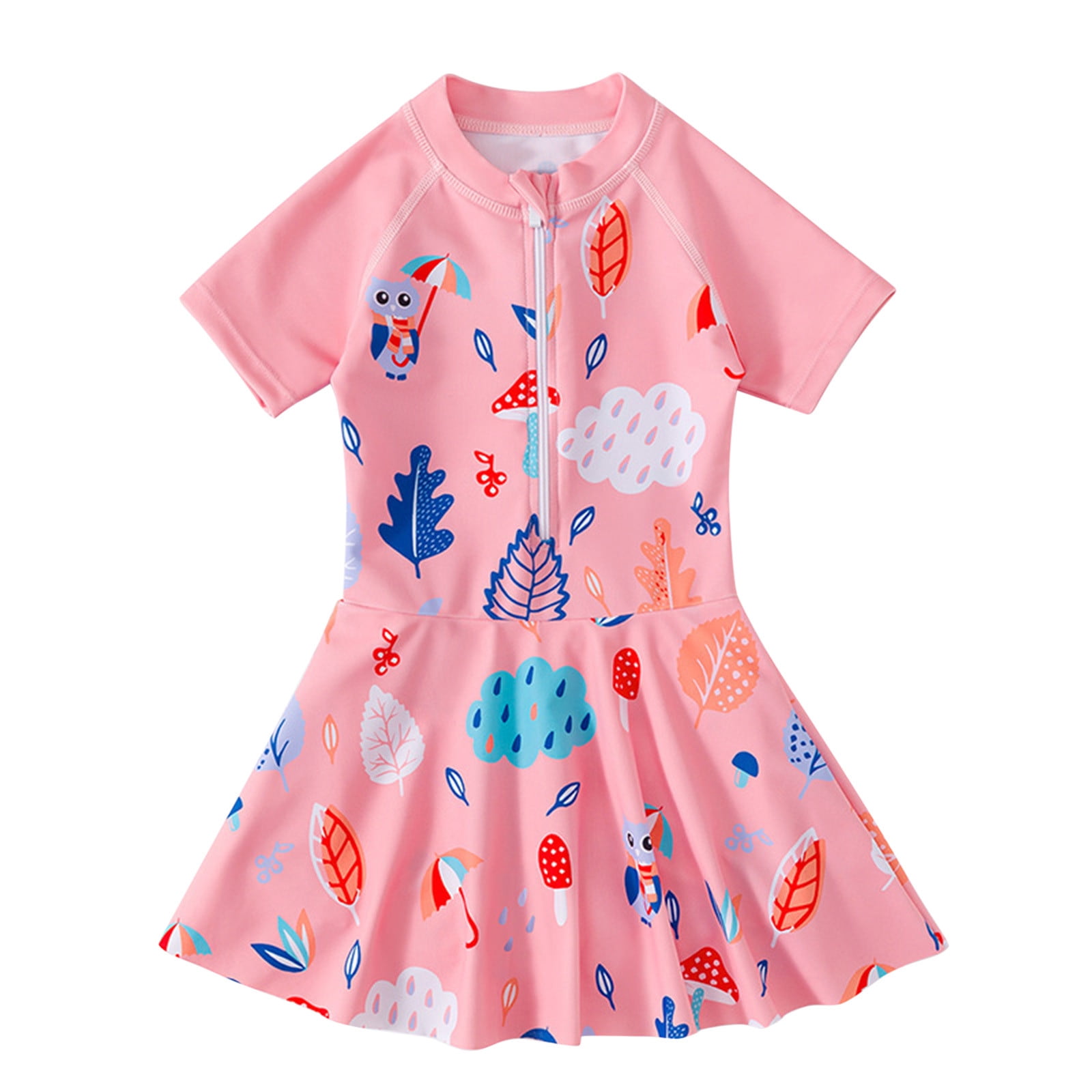 HIPYLO Girls One Piece Swimsuit Toddler Girl One Bathing Suits for ...