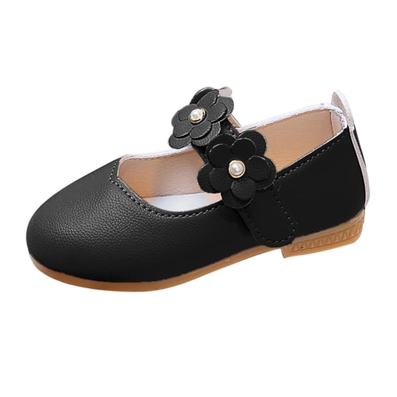 HIPYLO Toddler Girl Dress Shoes Black Dress for Girls Tan Jazz Shoes ...
