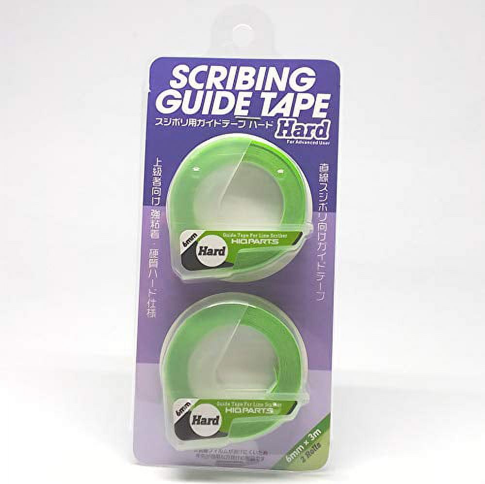 HIQPARTS (high Queue Parts) Scribing Guide Tape Hard, 6 mm x 3m Winding ...