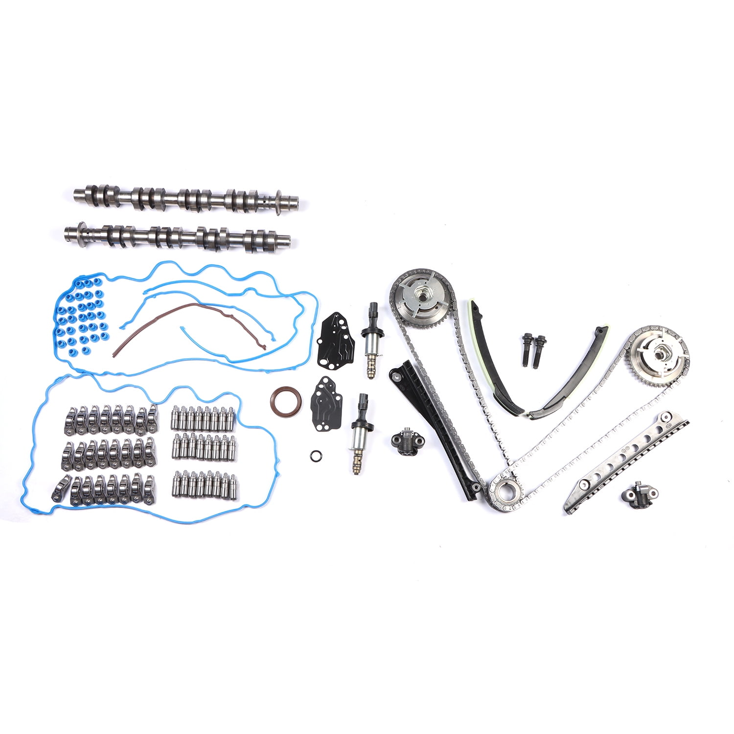 HIRINTOL Camshafts Lifters Rocker Arms Timing Chain Fits 5.4L 3V Triton ...