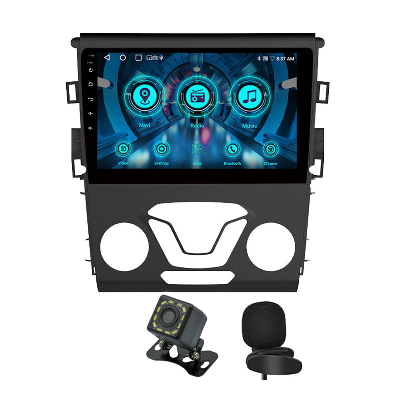 HIRINTOL New 1 Set Car Stereo Radio for Fusion Mondeo 2013-2020 9" An ...
