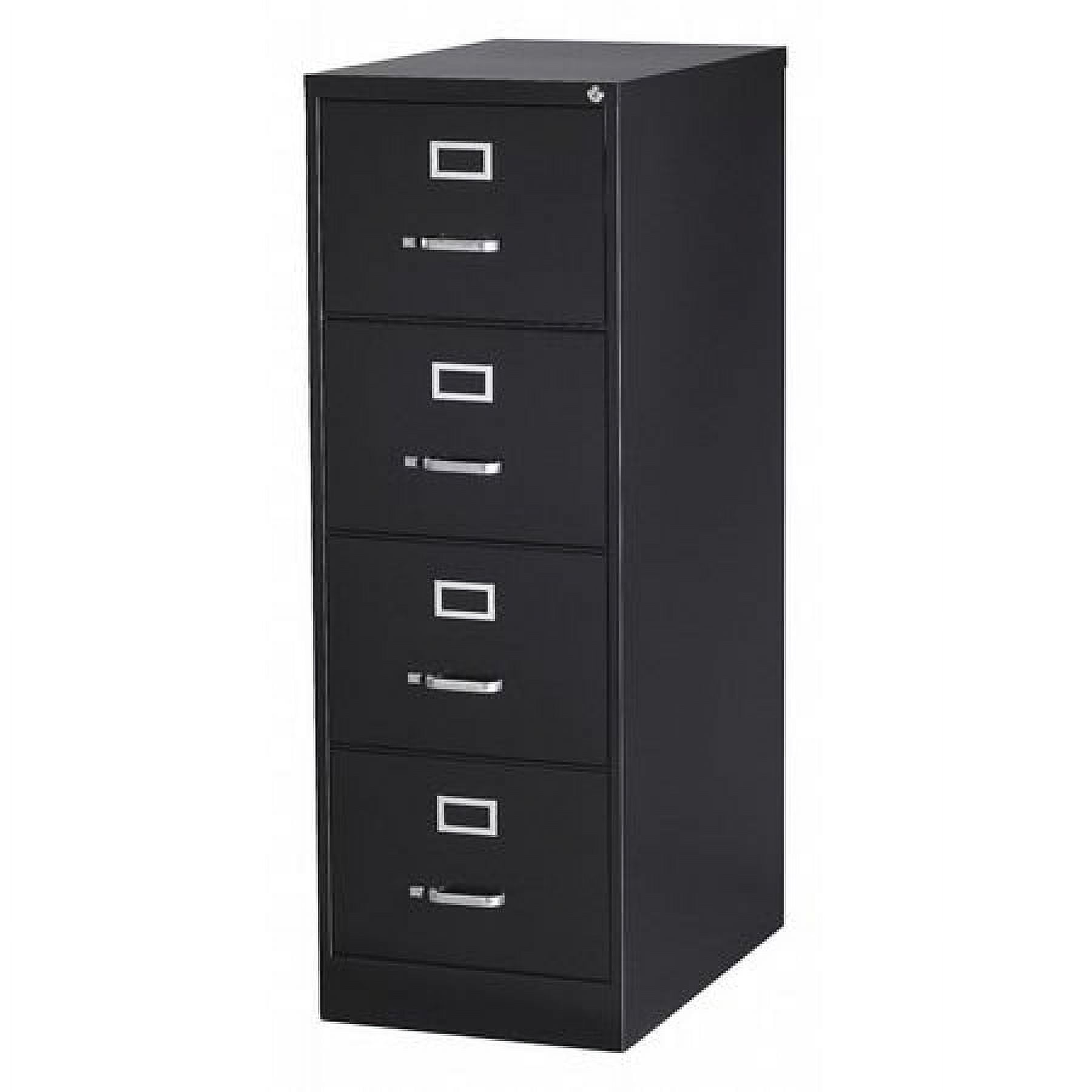 HIRSH 16702 18" W 4 Drawer File Cabinet, Black, Legal - Walmart.com