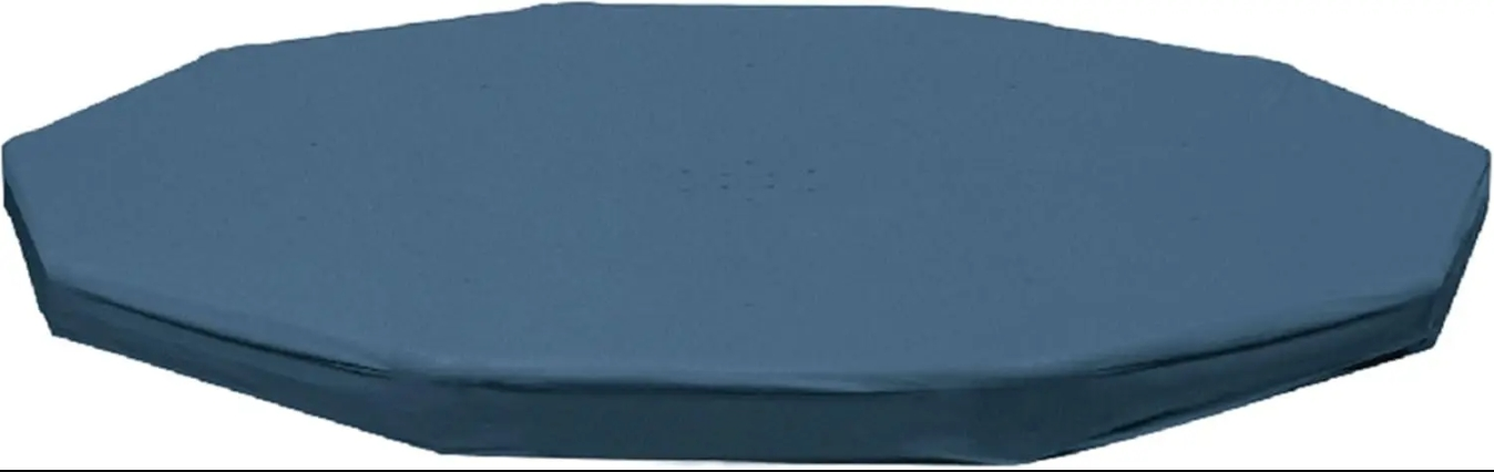 HISAA Heavy-Duty Round Metal Frame Pool Cover with Adjustable Rope Tie ...