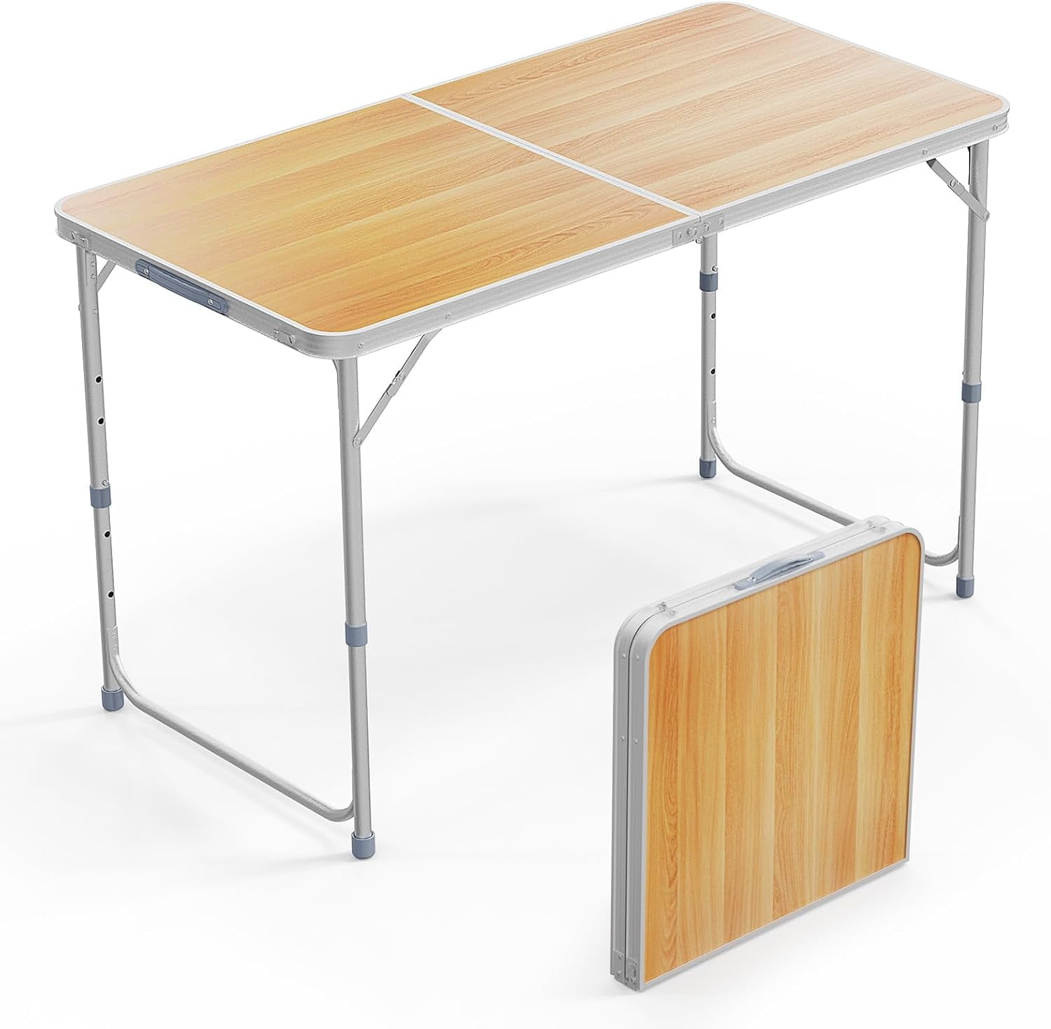 HISAA Portable Small Folding Camping Table with Carrying Handle – Must ...