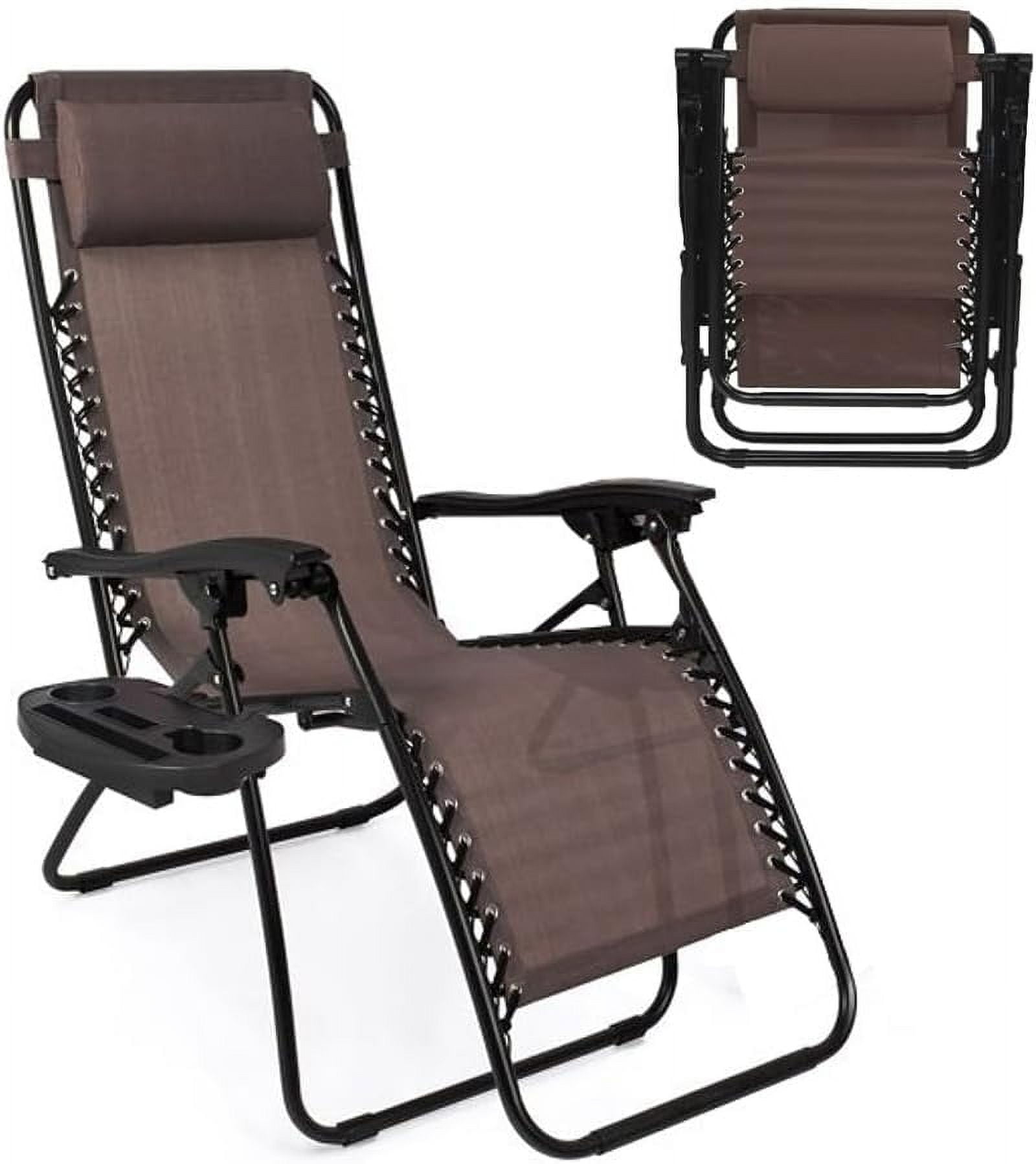 HISAA Zero Gravity Lounge Chair Adjustable Outdoor Reclining Chair ...