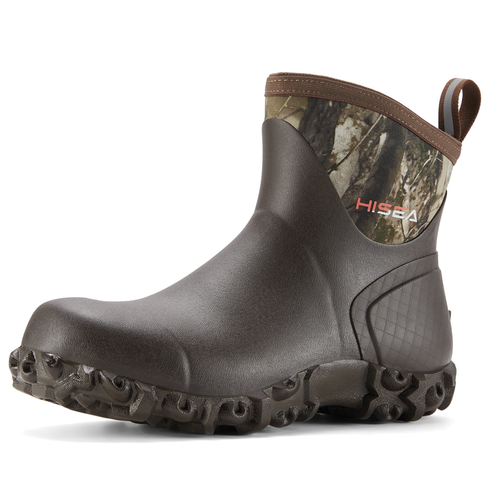HISEA Men's Rubber Rain Boots Waterproof Outdoor Ankle Camo US Size 9 ...