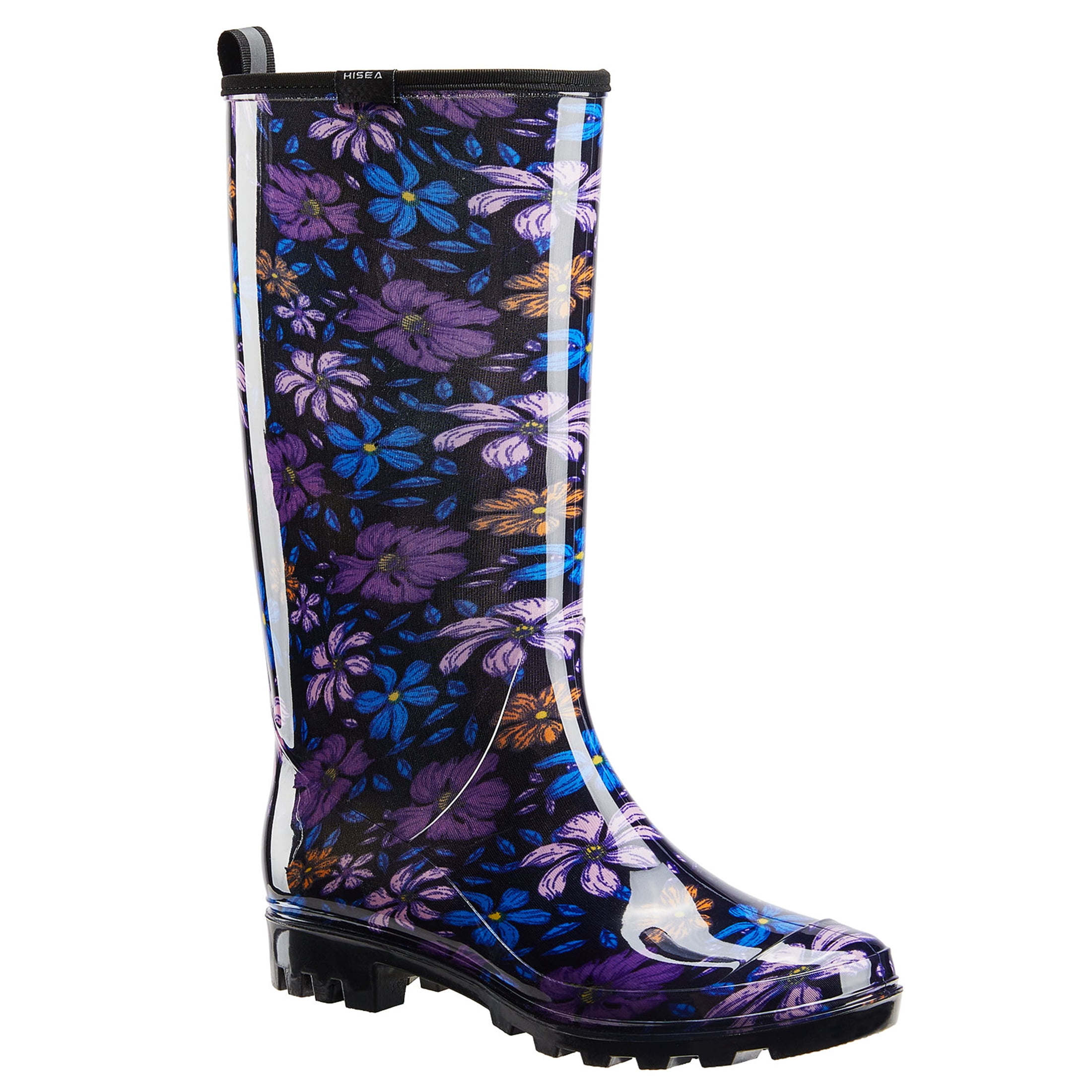 HISEA Colorful Rain Boots for Women,Knee-high Waterproof Anti-Slip ...
