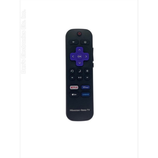 HISENSE RCALIR CANADA ROKU TV Remote Control - Walmart Business Supplies