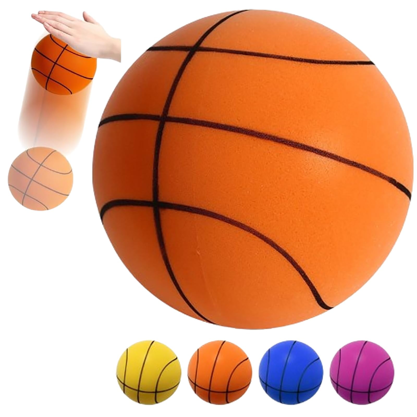 HISKI Silent Basketball, 2025 Upgrade Dribble Dream Silent Basketball ...