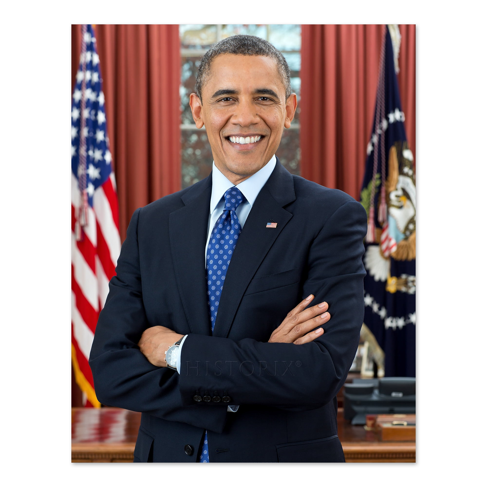 Barack Obama 44th President of the United States Official Portrait ...