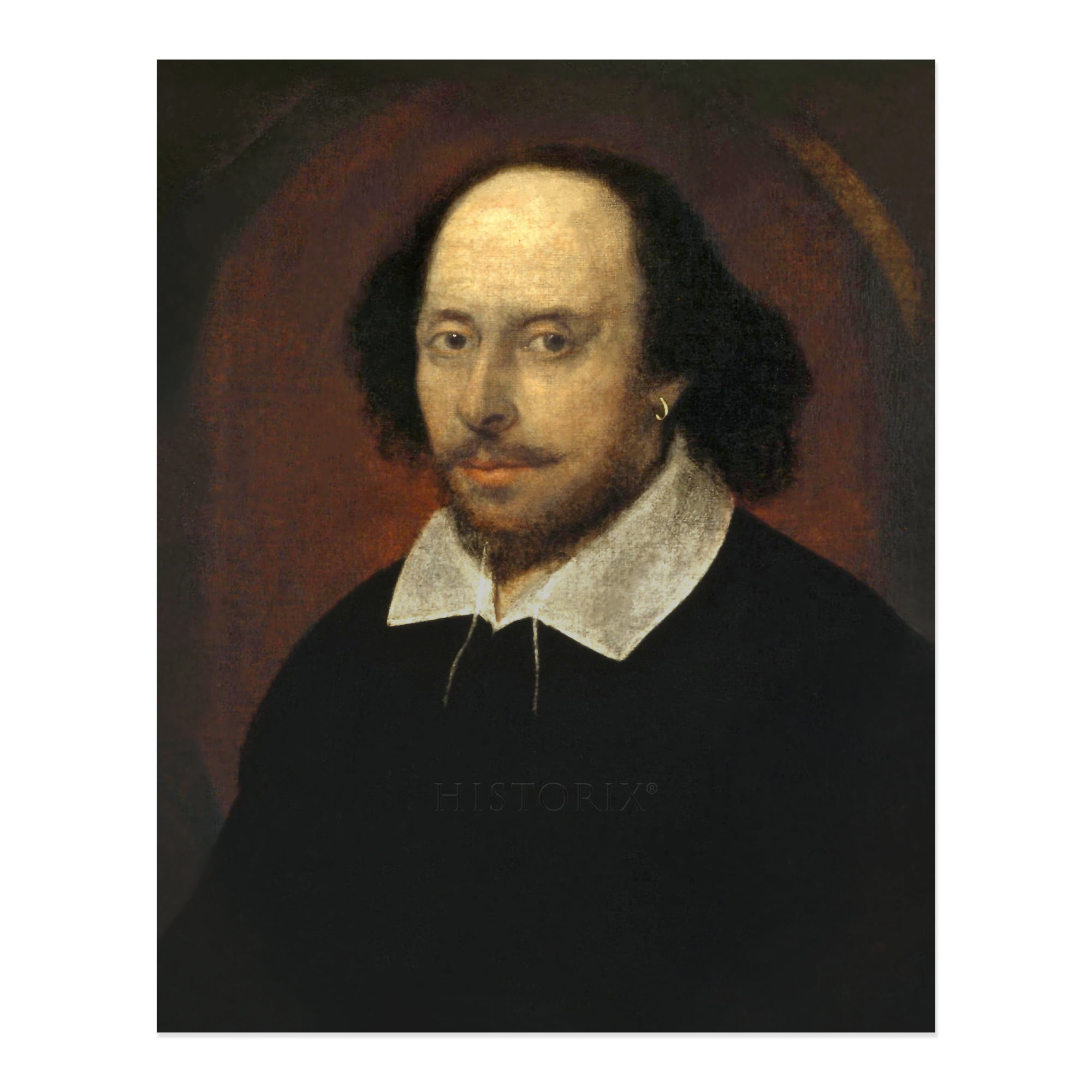 HISTORIX Vintage 1610 William Shakespeare Photo Print - Vintage William ...