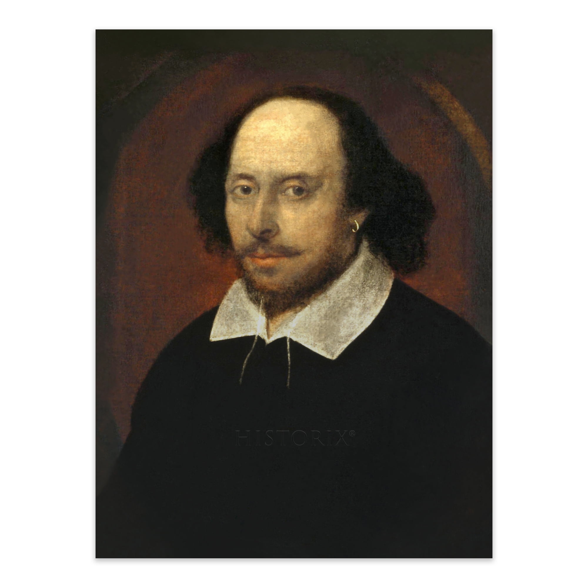 HISTORIX Vintage 1610 William Shakespeare Photo Print - Vintage William ...