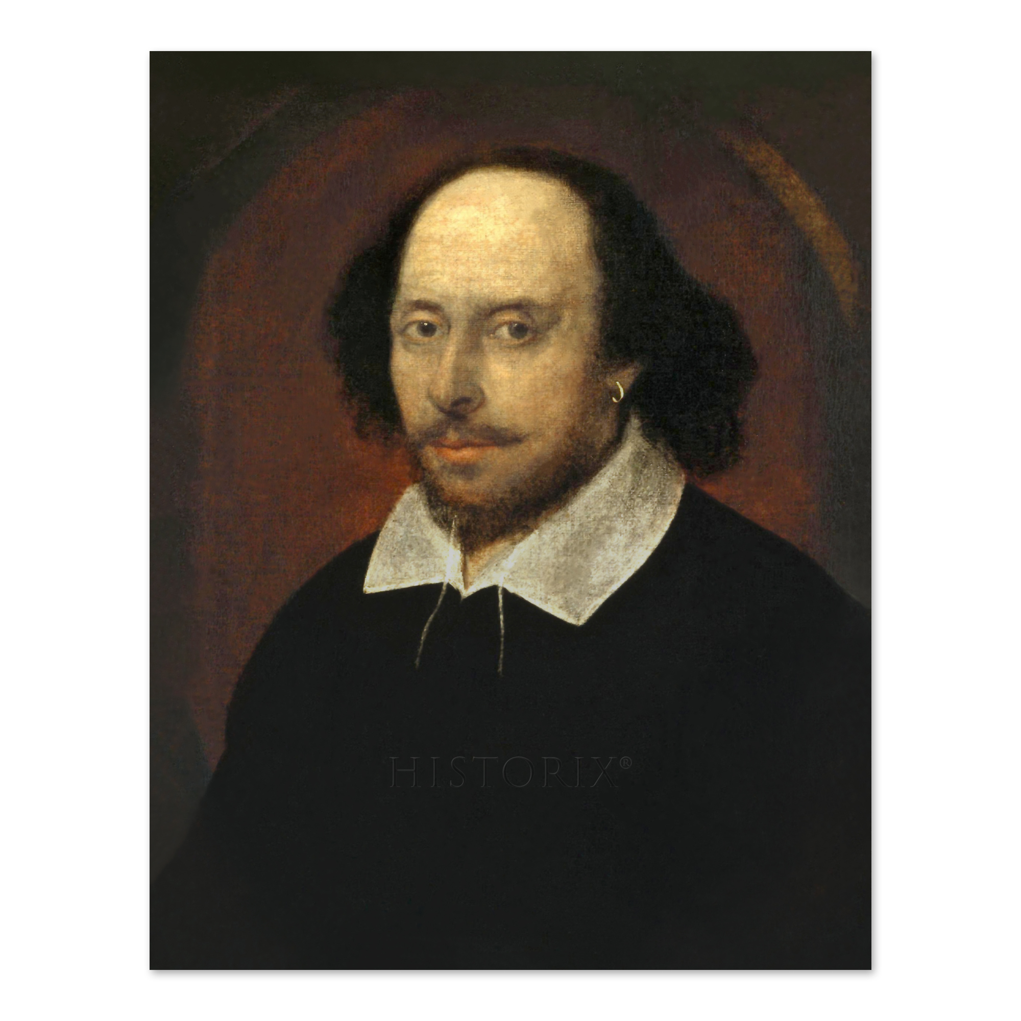 HISTORIX Vintage 1610 William Shakespeare Photo Print - Vintage William ...