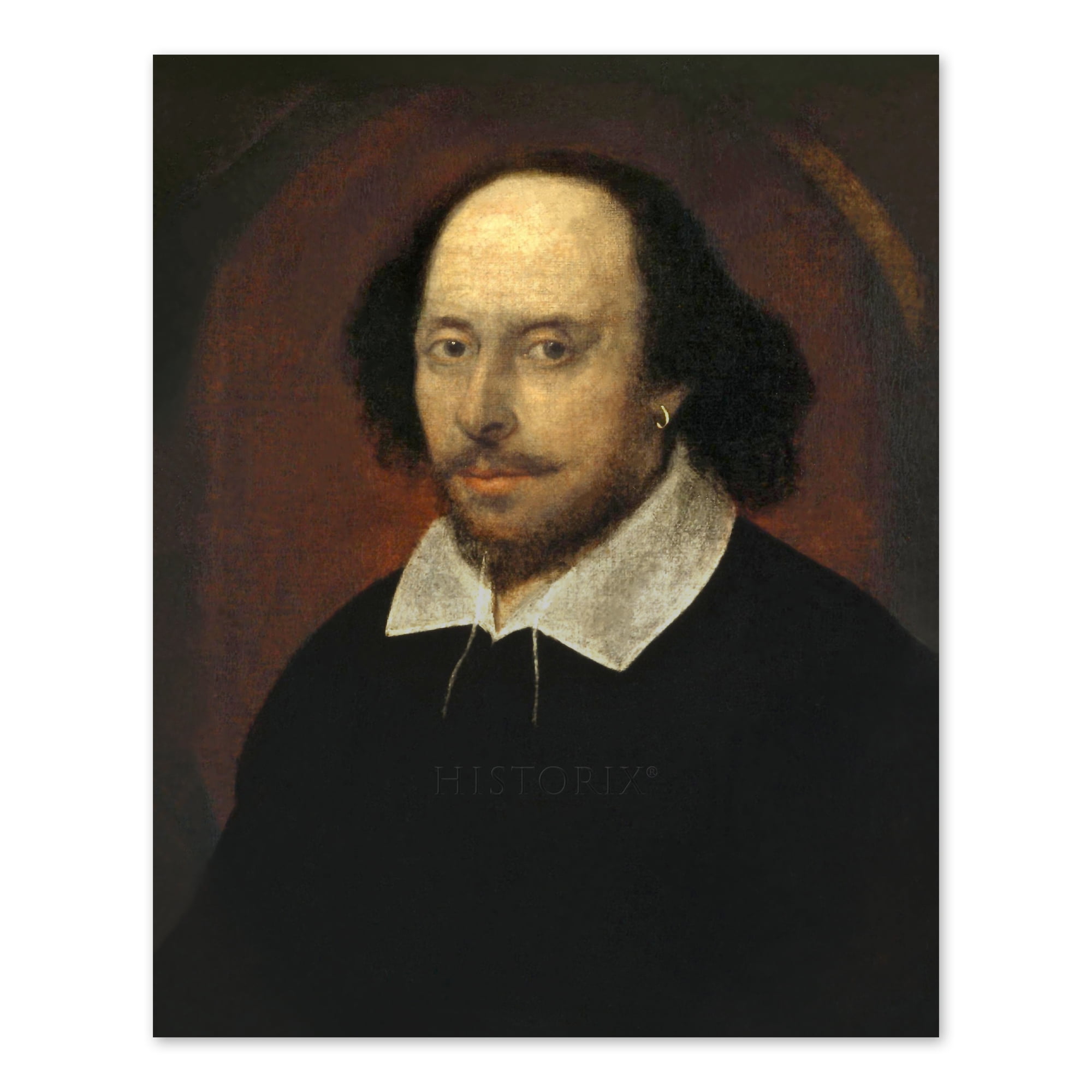 HISTORIX Vintage 1610 William Shakespeare Photo Print - Vintage William ...