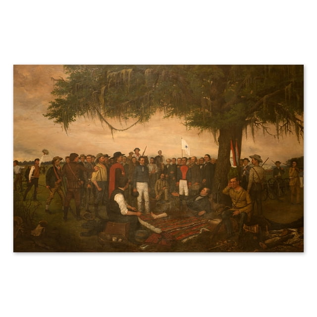 HISTORIX Vintage 1836 Surrender of Santa Anna Photo Print - Vintage ...