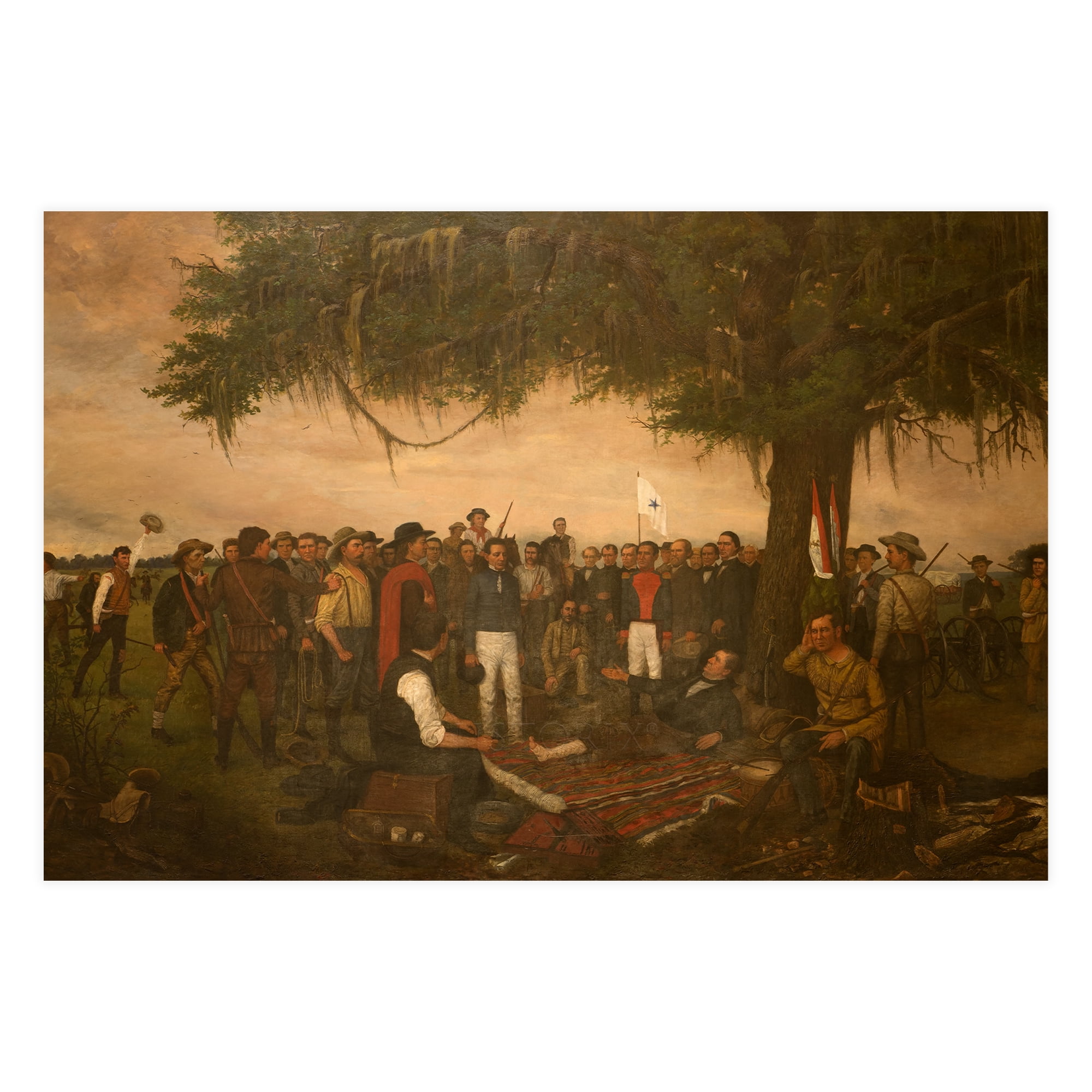 HISTORIX Vintage 1836 Surrender of Santa Anna Photo Print - Vintage ...