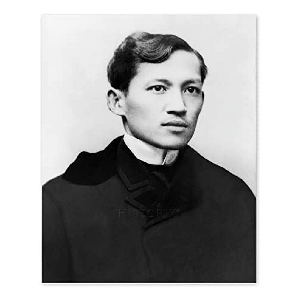 HISTORIX Vintage 1861 Jose Rizal Bust Portrait Photo Print - 8x10 Inch Vintage Photo of Filipino ...